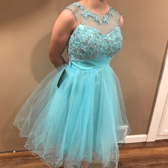 Grace Karin | Dresses | Grace Karin Light Blue Formal Dress | Poshmark